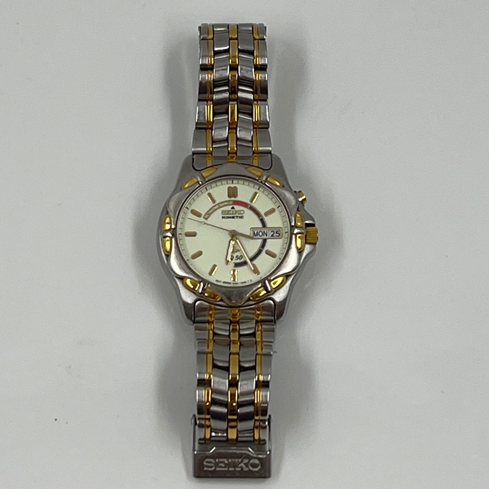 Pre-owned SEIKO KINETIC SQ50 5M43-0A50 WATCH - Own4Less